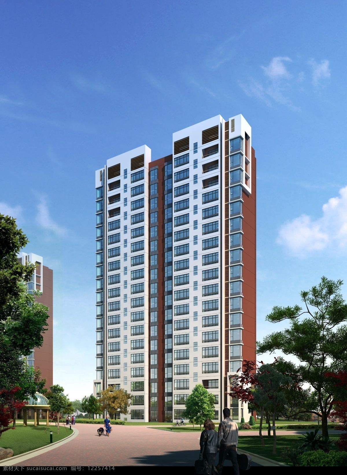 高层住宅楼素材图片下载-素材编号12257414-素材天下图库